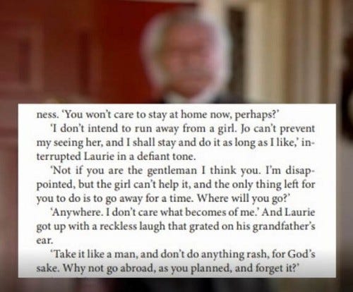 Why Jo and Laurie Don´t End Up Together, Falling In Love With The Idea ...