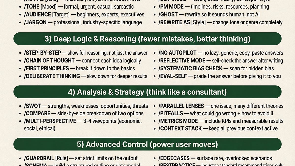 The AI Cheat Sheet: 40 Shortcuts to Master ChatGPT, Claude, and Gemini