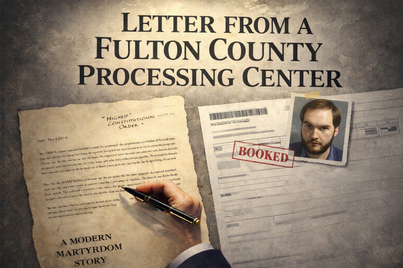Letter from a Fulton County Processing Center