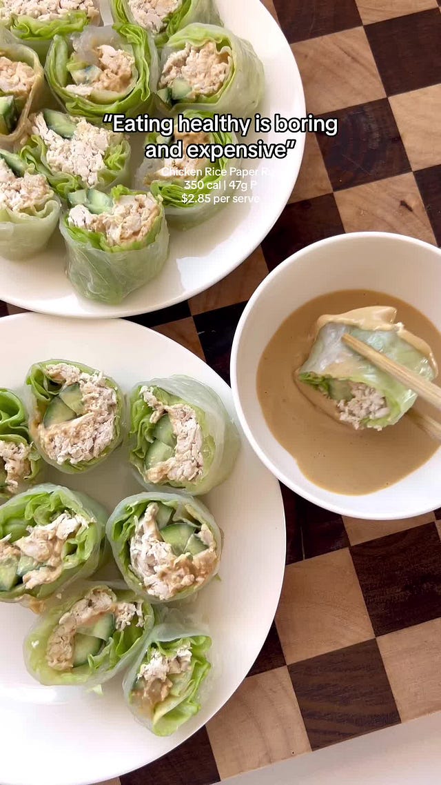 one spring roll protein