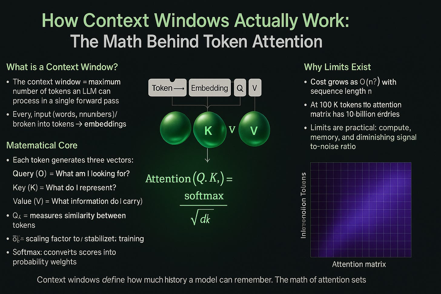 Context Windows Explained: The Math, Limits, and Future of AI Memory
