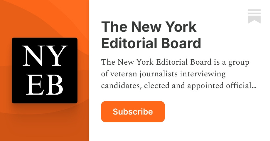 The New York Editorial Board | Substack