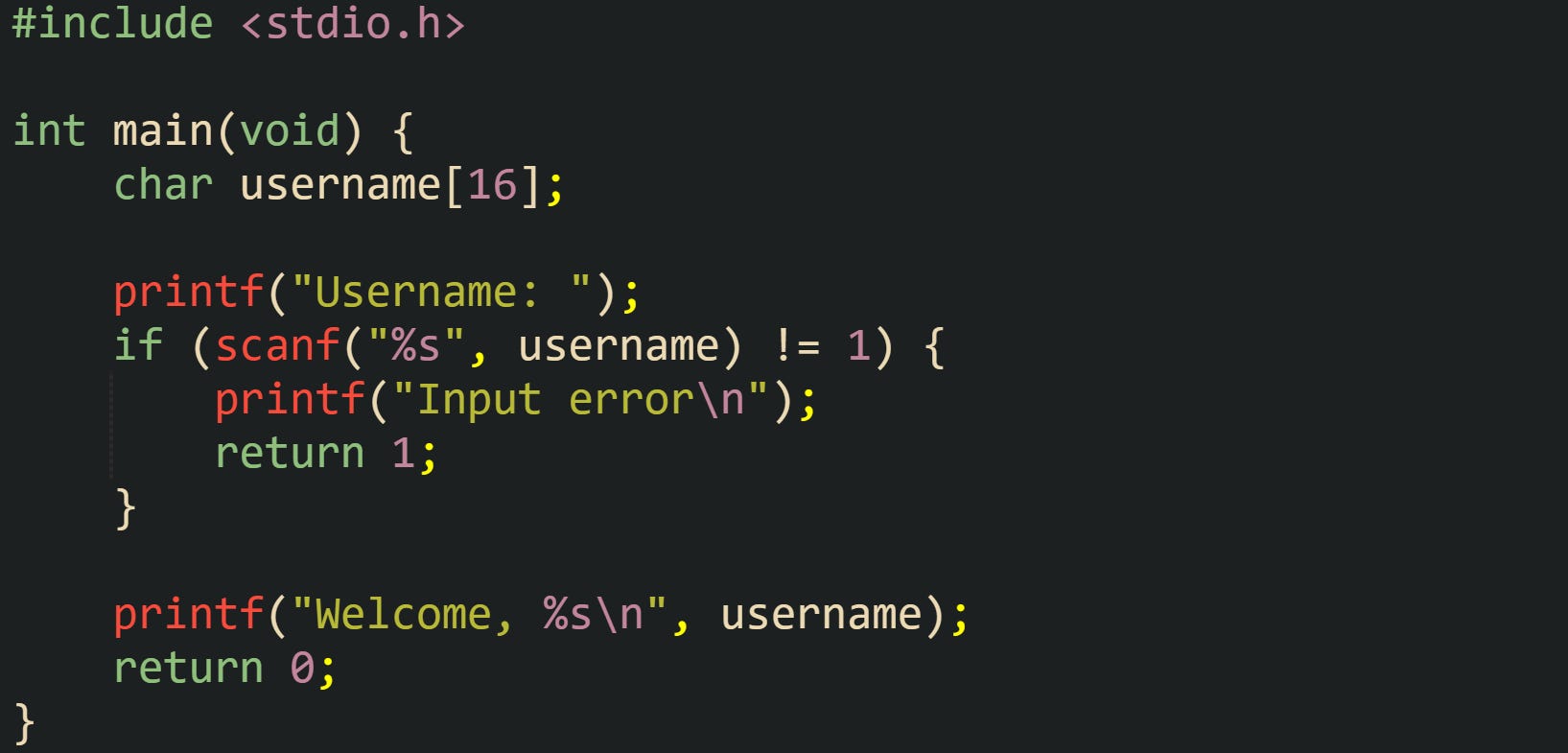 Input Handling With scanf and fgets in C