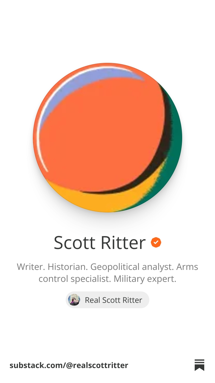 Scott Ritter | Substack