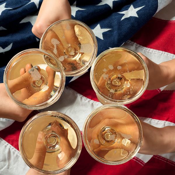 A Toast to America - by Lori Olson White
