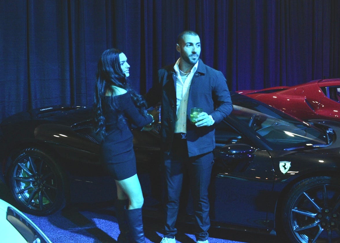 From mink to Ferrari to sipping champagne: This is Detroit