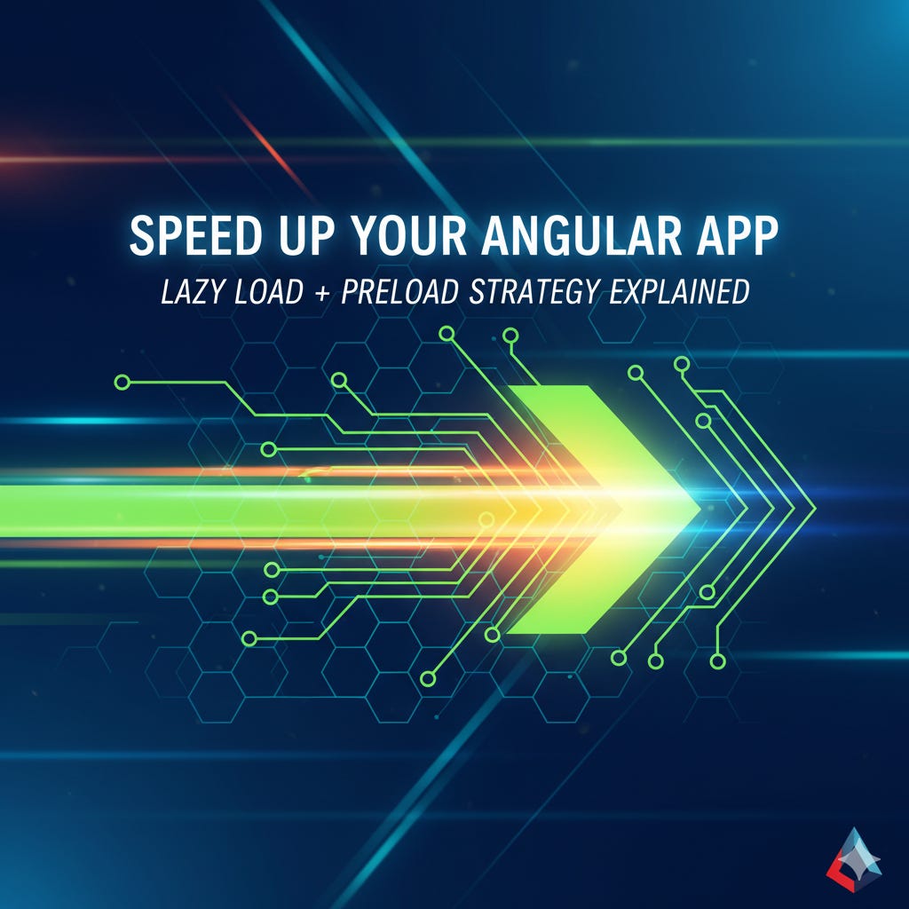 Speed Up Your Angular App Like a Pro: Lazy Load + Preload Strategy Explained
