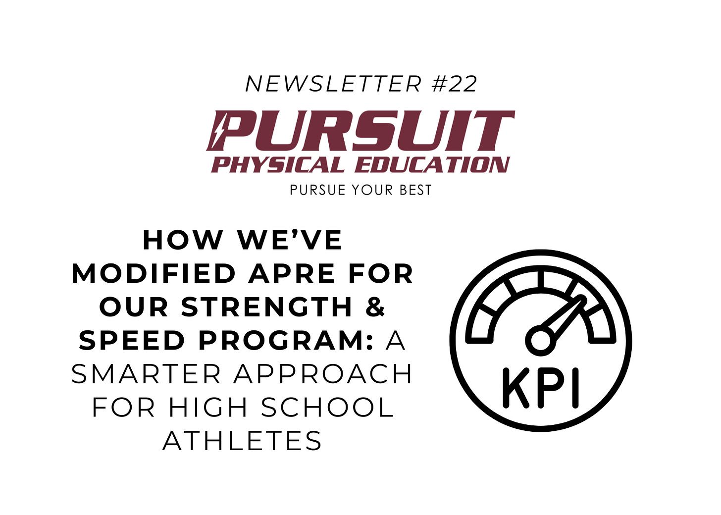 How We’ve Modified APRE for Our Strength & Speed Program: A Smarter ...