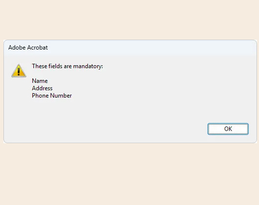 Enforcement of Mandatory Fields Part 4 - by David Dagley