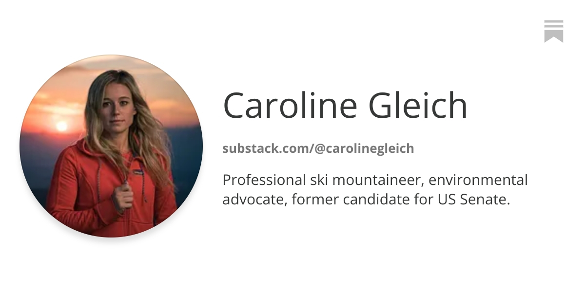 Caroline Gleich | Substack