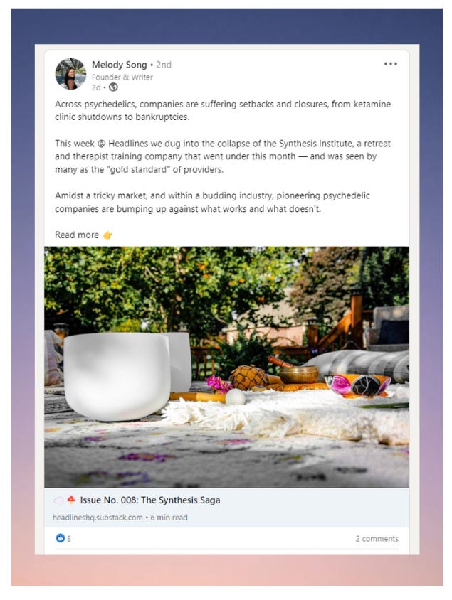 Bringing your LinkedIn followers to Substack - by Linda