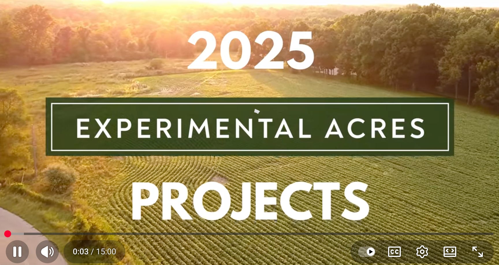 Experimental Acres Program Expanded in 2025, Reaching 265 Acres Across ...