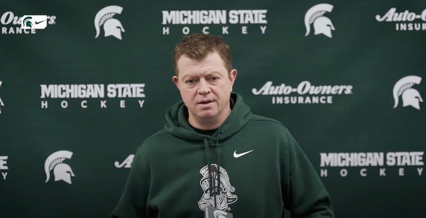 It's a pretty good gig to be a college hockey coach