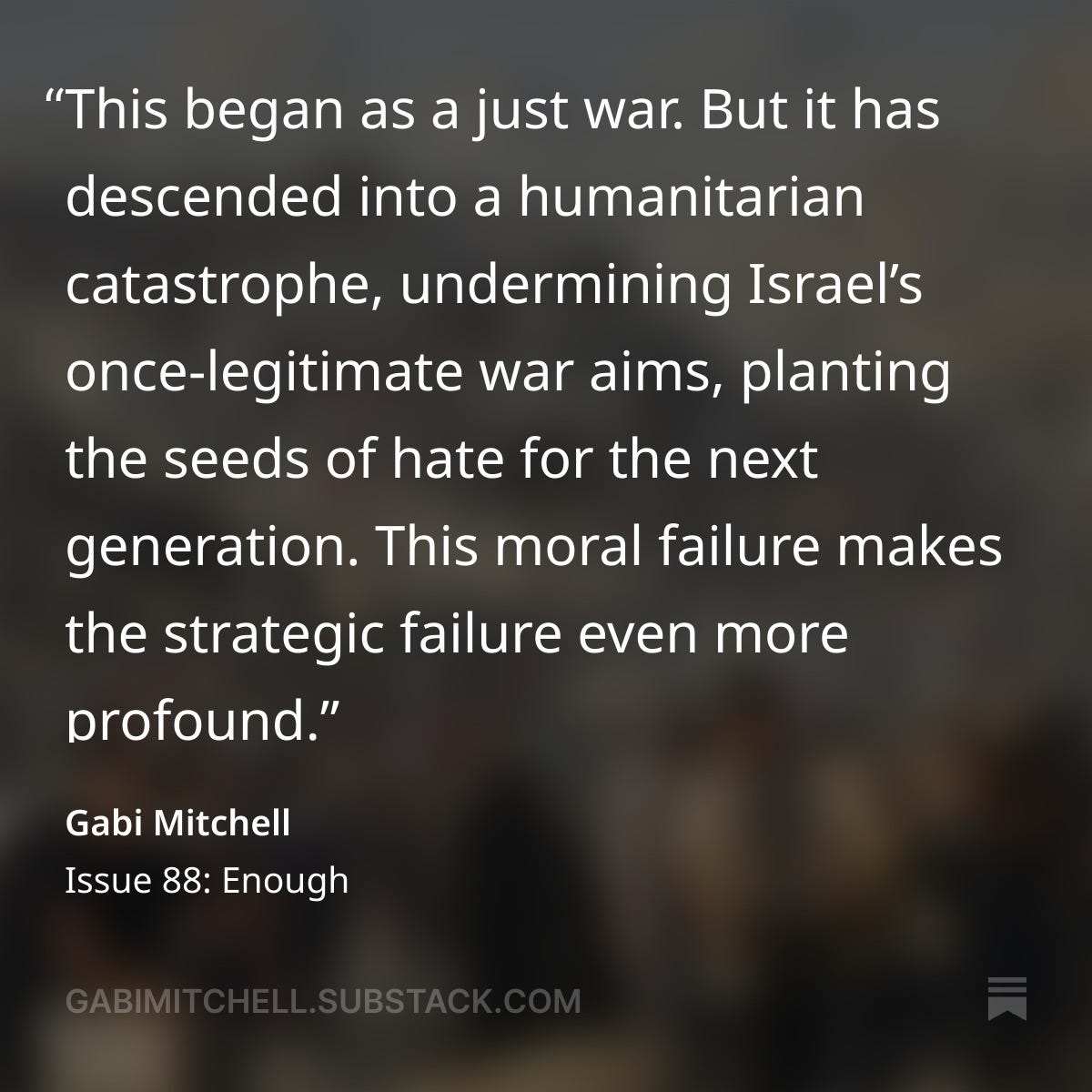 Yonit Levi: "Maybe it's time to acknowledge that this isn't a PR ...