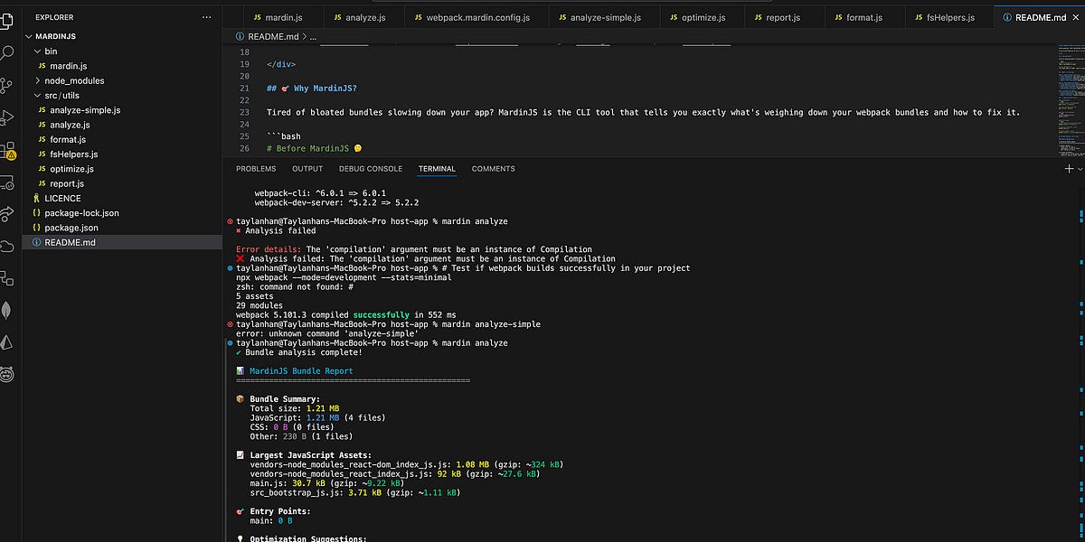 I Built a Webpack Bundle Analyzer That Actually Tells You What to Fix