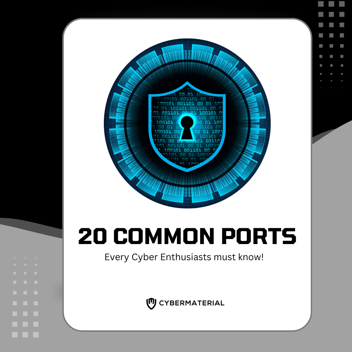 CyberMaterial (@cybermaterial): "20 Network Ports Every Cybersecurity ...