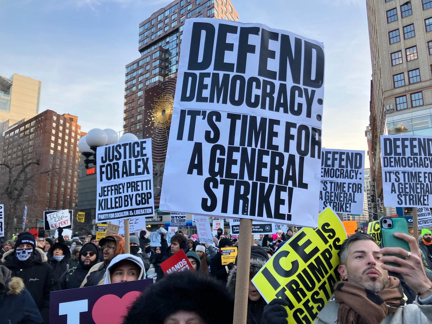Solidarity with general strike - by Cory Davenport