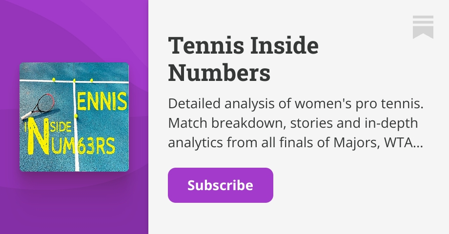 Tennis Inside Numbers | Substack