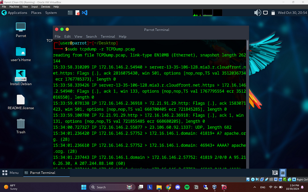 Analyzing Network Traffic with TCPDump - by Omar Haggag