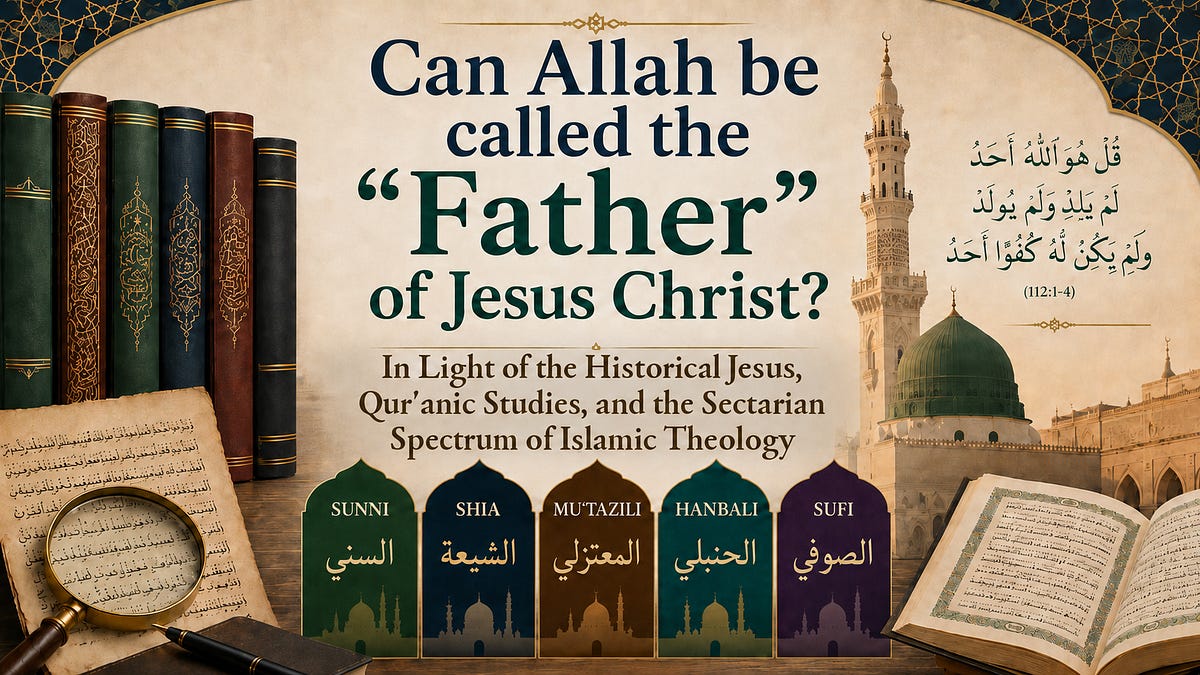 Can Allah be called the “Father” of Jesus Christ?