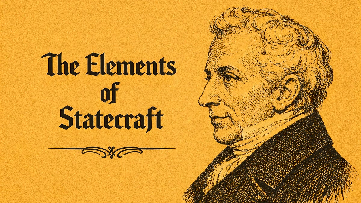 Adam Müller's The Elements of Statecraft