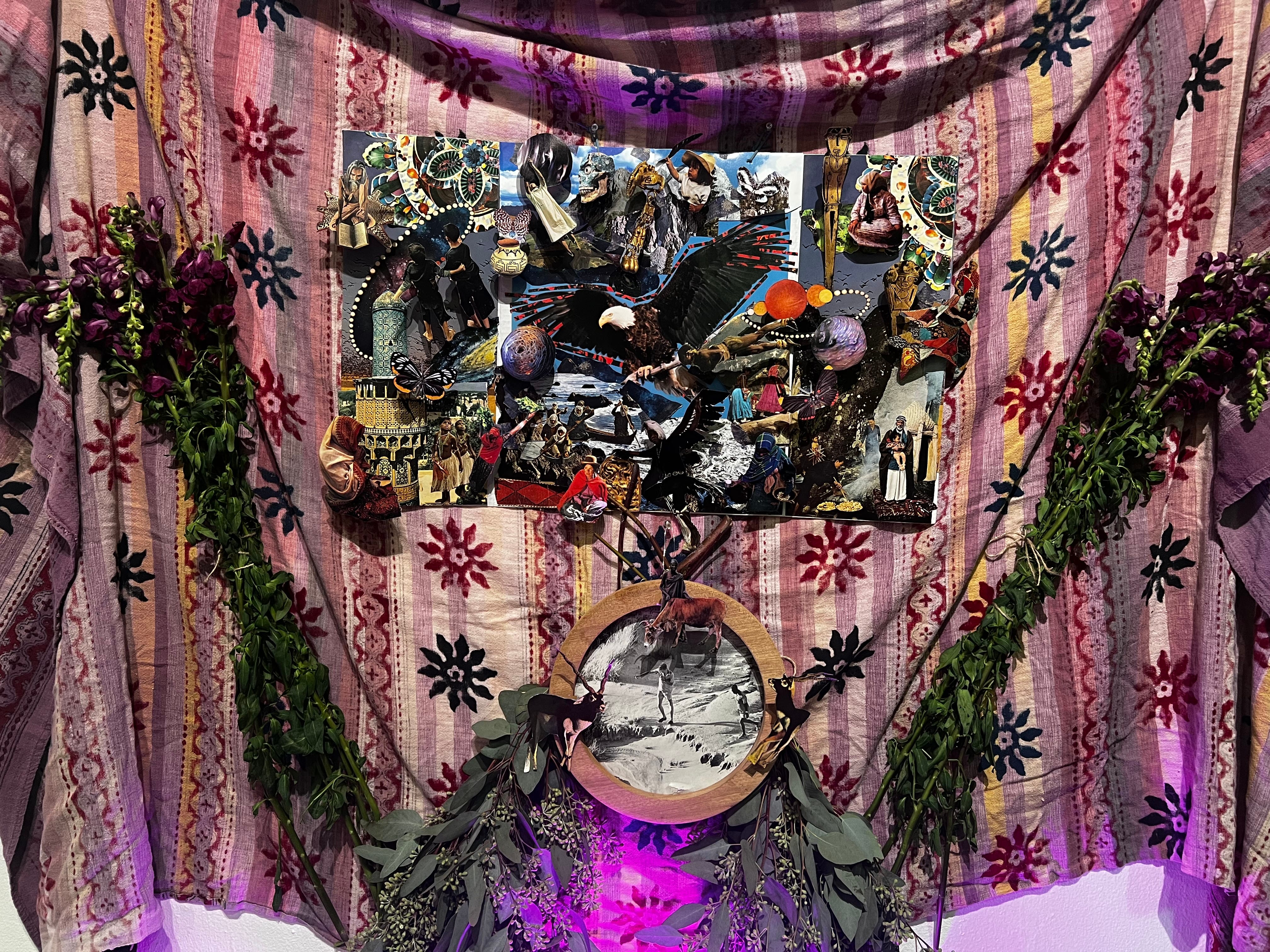 Collaging the Sacred - Xicana Tiahui Scribes