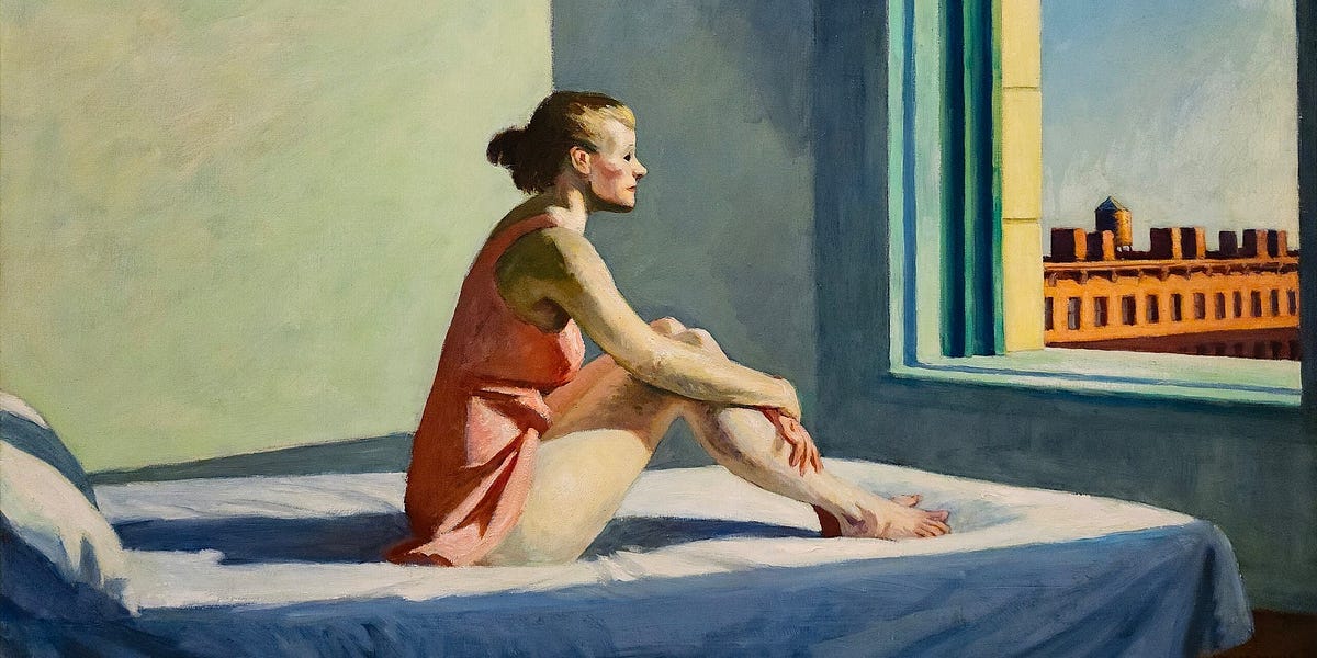 Morning Sun, Edward Hopper (1952) - by Stephanie Bax