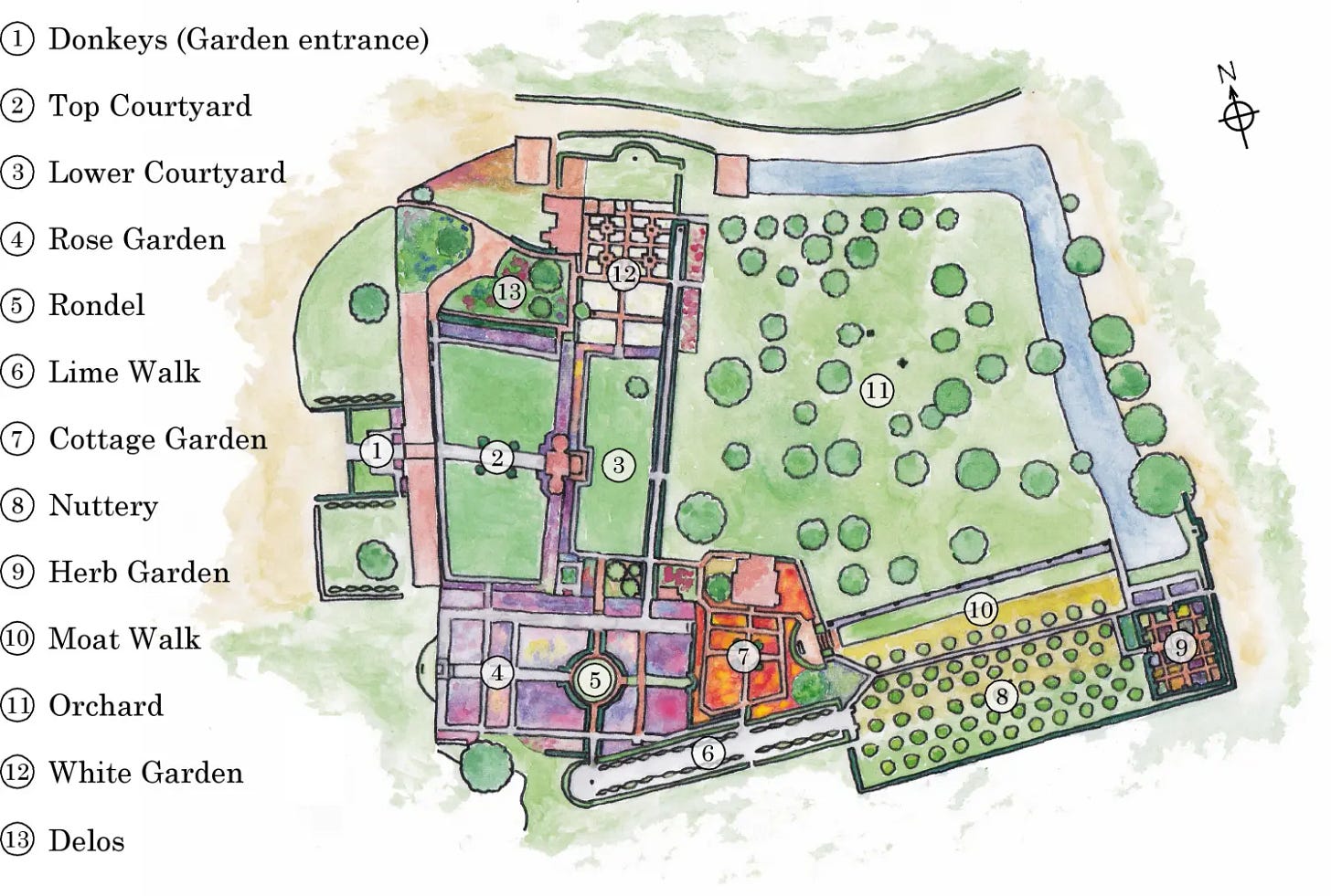 Visiting Sissinghurst Castle Gardens, Kent