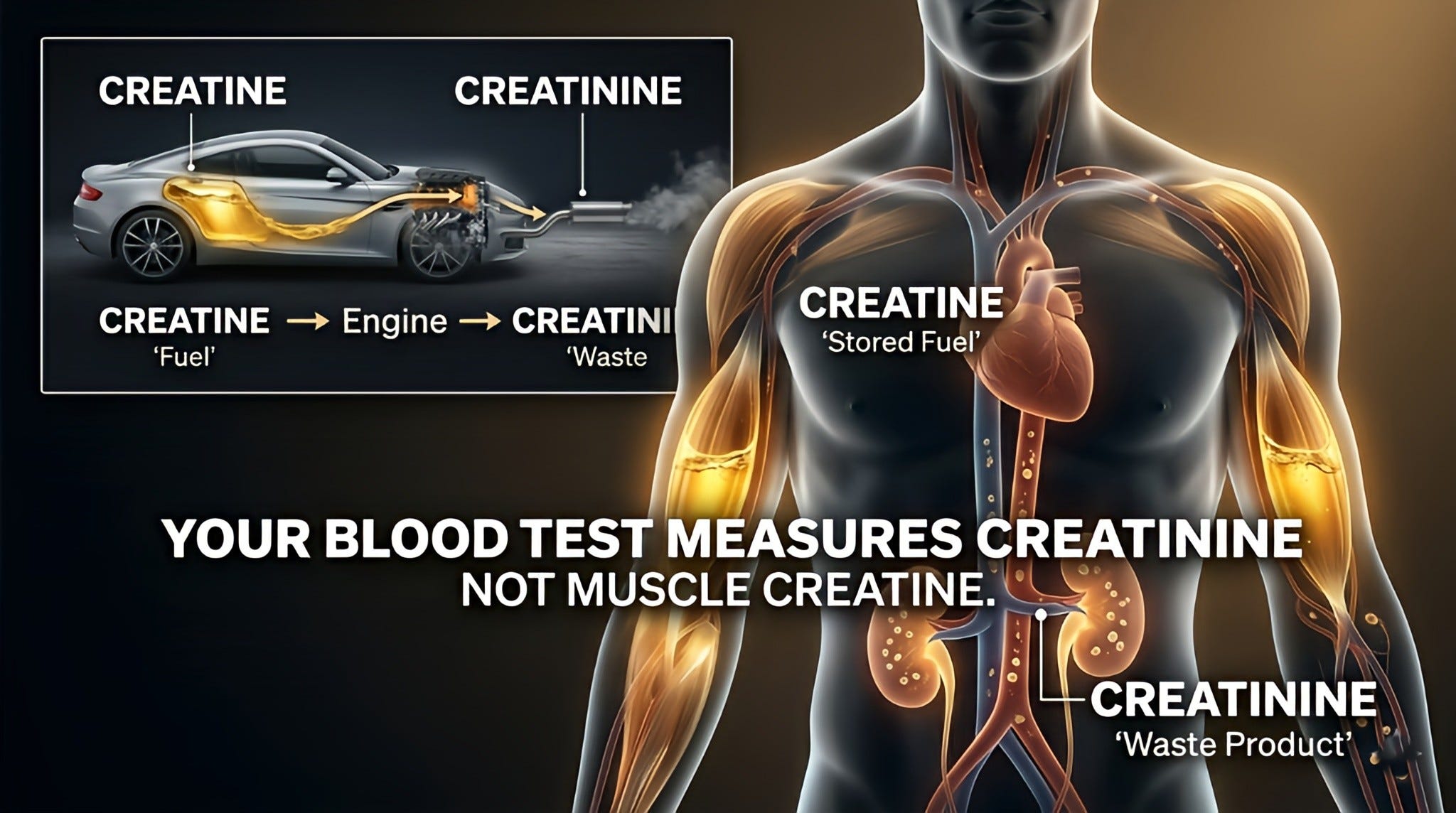 Your Creatine Baseline Exists. Medicine Just Cannot Measure It Yet.