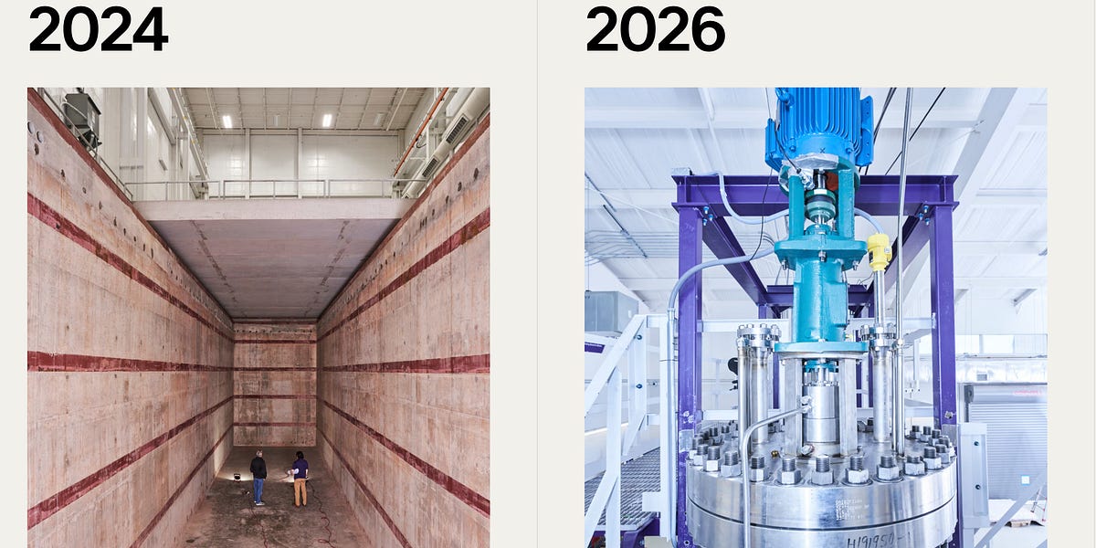 The first SMR, Small Modular Reactor, in the US is under construction ...