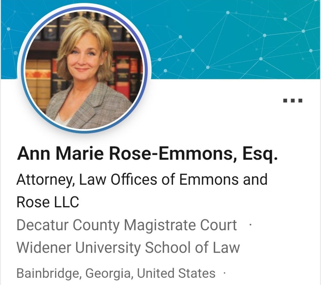 Chief Magistrate Ann Marie Emmons of Decatur County Allows Yvette ...