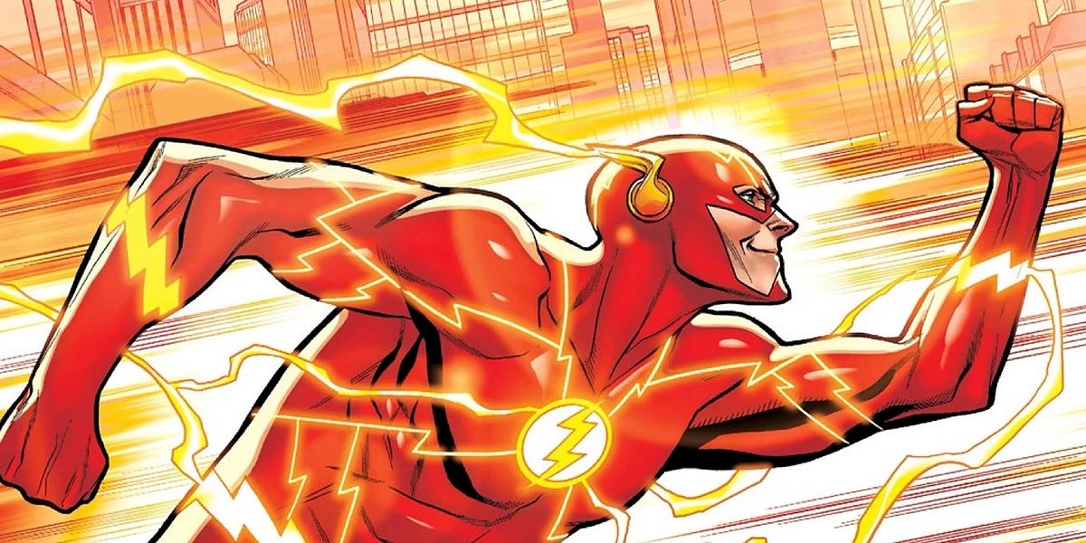 the flash comic artwork