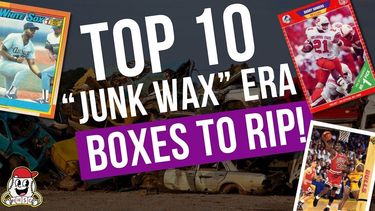 10 Best Junk Wax Boxes! Ranking Rips!