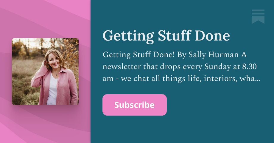 The Carte Blanche Edit | Sally Hurman | Substack