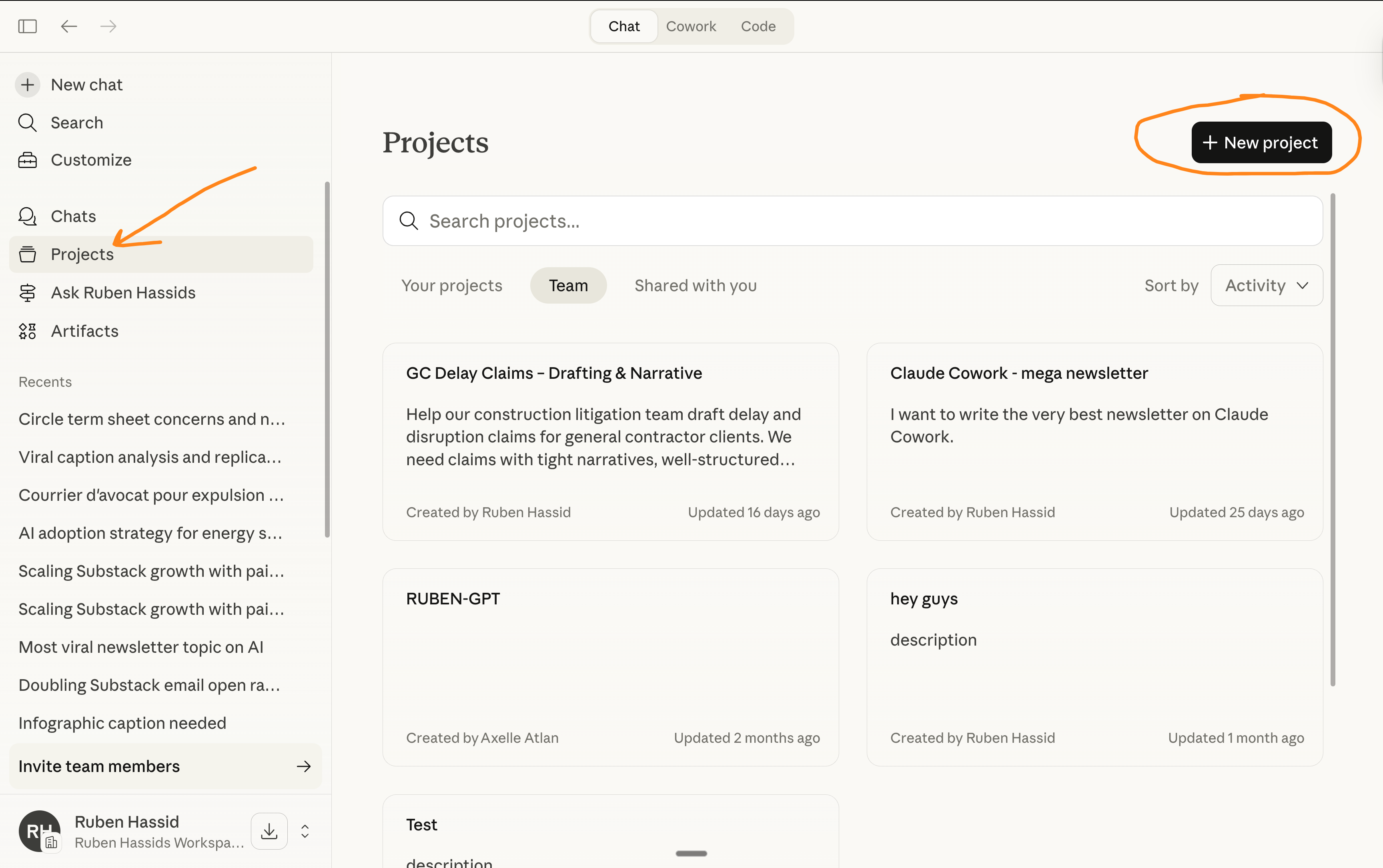 Claude Cowork + Project. - by Ruben Hassid - How to AI
