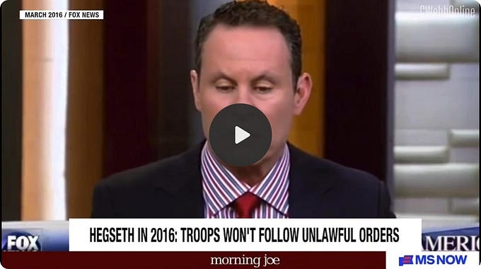 Christopher Webb (@cwebbonline): "BOOM! In 2016, Hegseth repeatedly ...