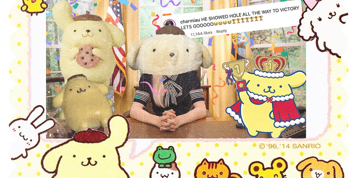 pompompurin finally beat cinnamoroll in sanrio's character ranking