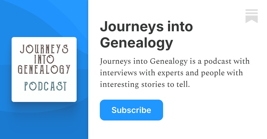 Journeys into Genealogy | Emma - Journeys into Genealogy | Substack