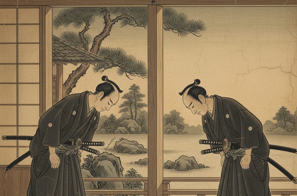 What a Samurai Read During the Silent Seconds of a Bow