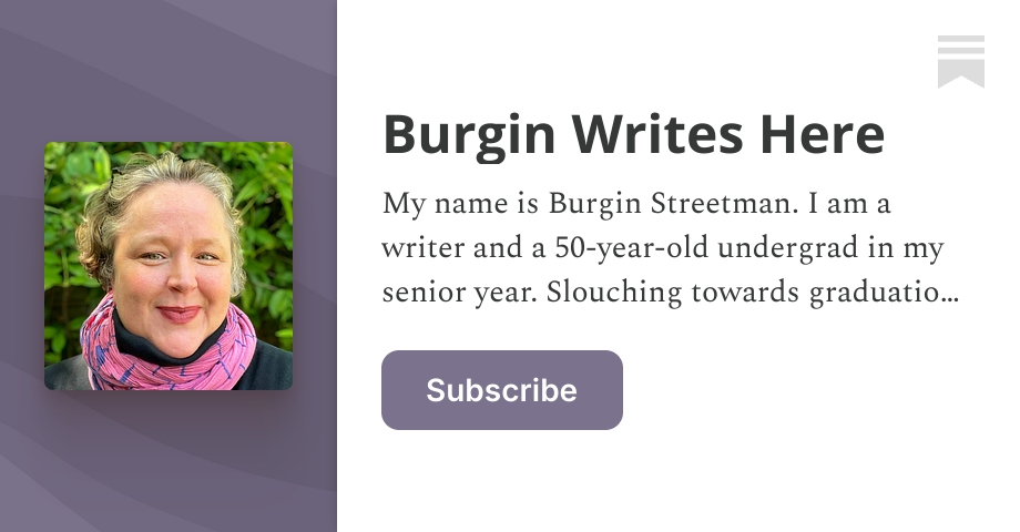 Burgin Writes Here | Burgin Streetman | Substack