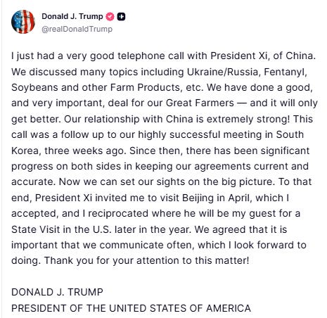 Xi made his most consequential call to a US president ever. Trump ...