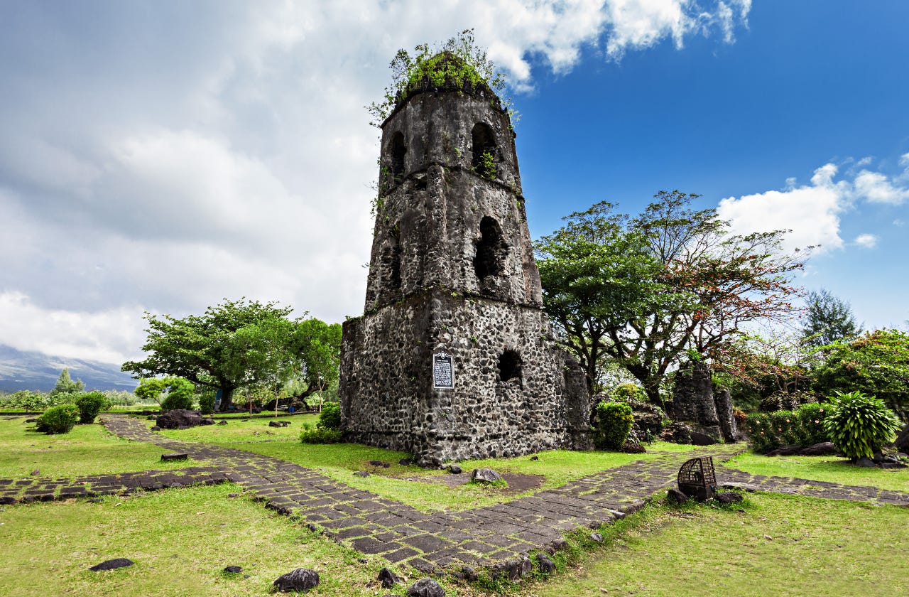 The Cagsawa Ruins - by Arlyn D. Dadis