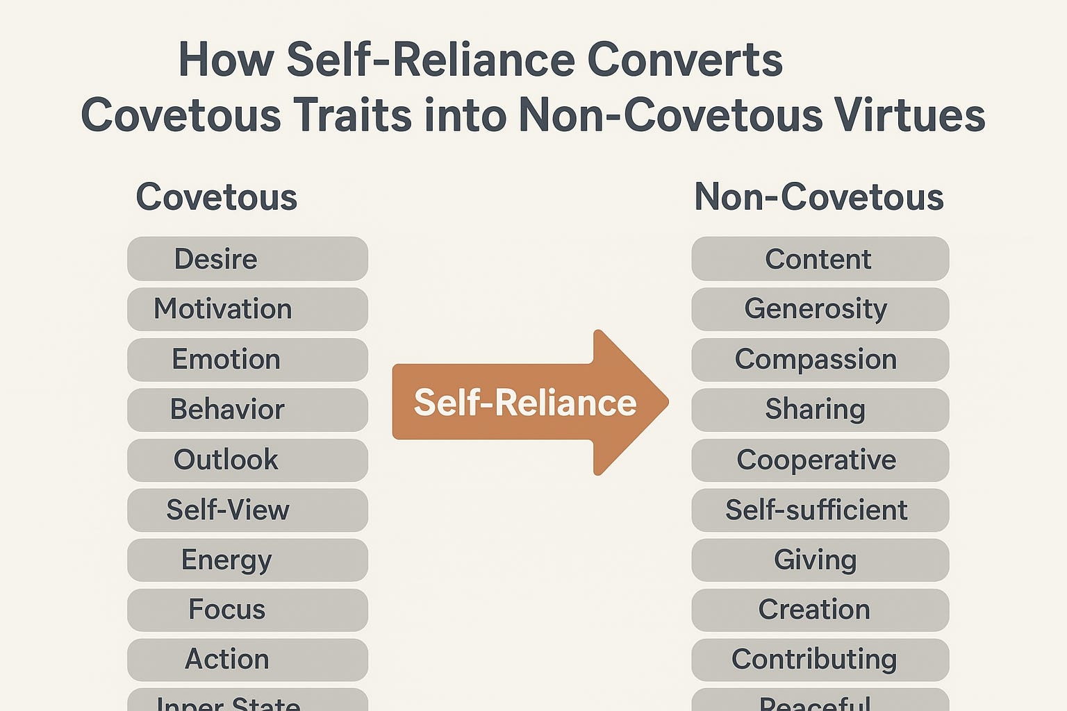 Self-Reliance: The Single Transforming Trait That Turns a Covetous ...