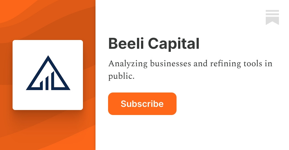 Beeli Capital | Andrew Beeli | Substack