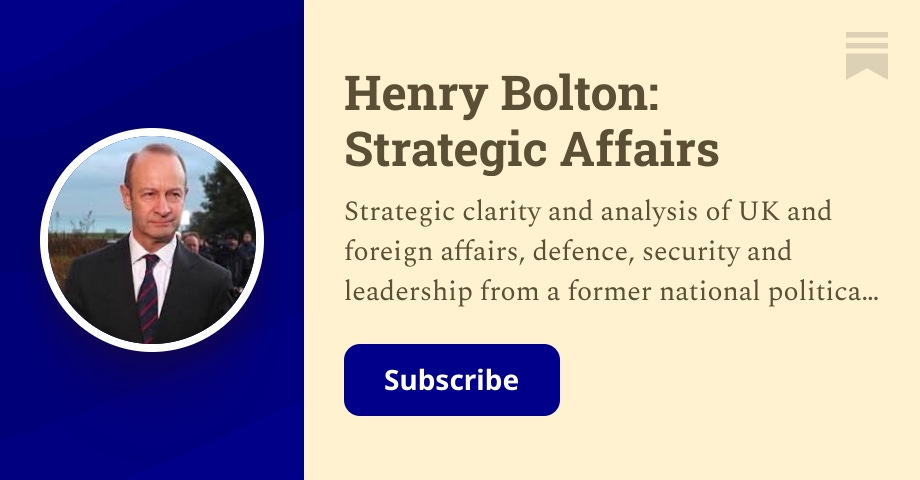 A New World Order - by Henry Bolton OBE 🇬🇧