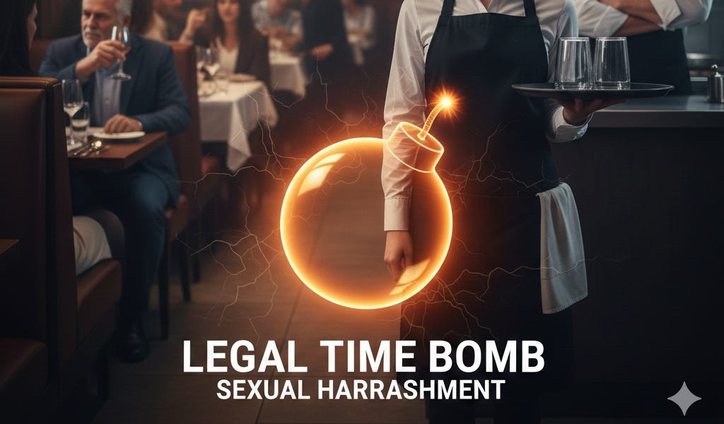 Restaurant Sexual Harassment: The Legal Time Bomb in Your Dining Room