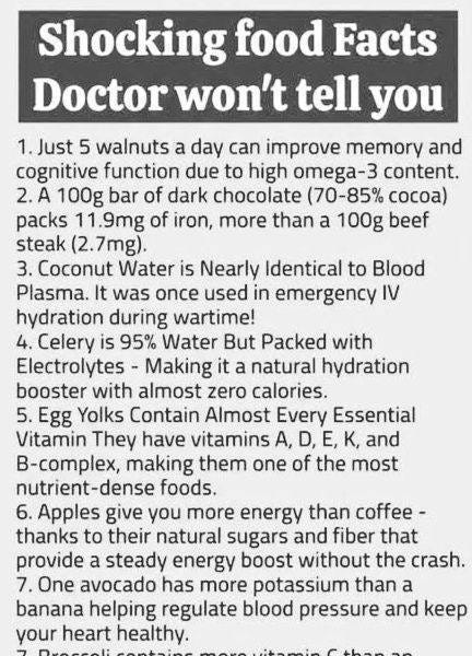 The “Shocking Food Facts” Doctors Apparently Won’t Tell You (Because ...