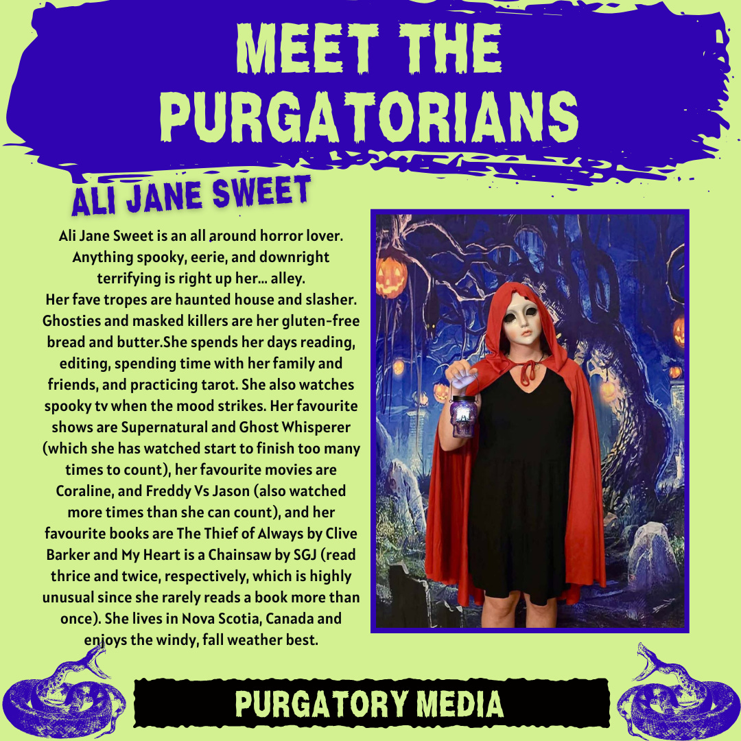 Meet the Purgatorians: Ali Jane Sweet - by Purgatory Media