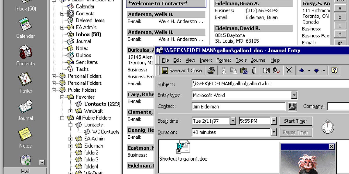 Who Invented Microsoft Outlook? - by Dave Pelland
