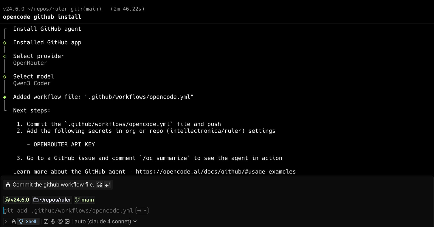 Asynchronous CLI Agents in GitHub Actions